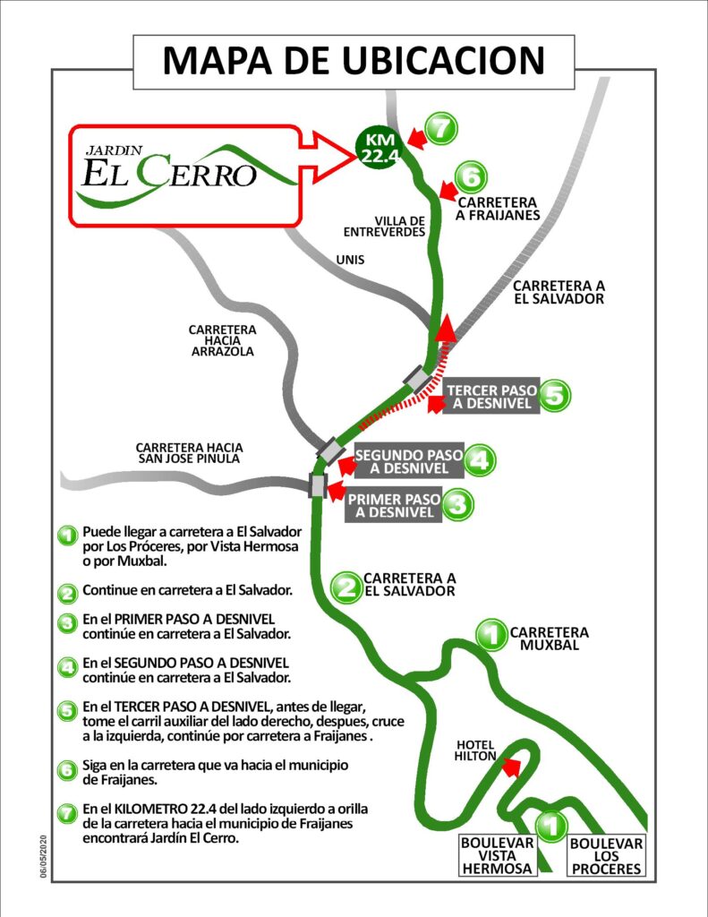 Ubicación - Jardin el Cerro Sitio en Aprobacion